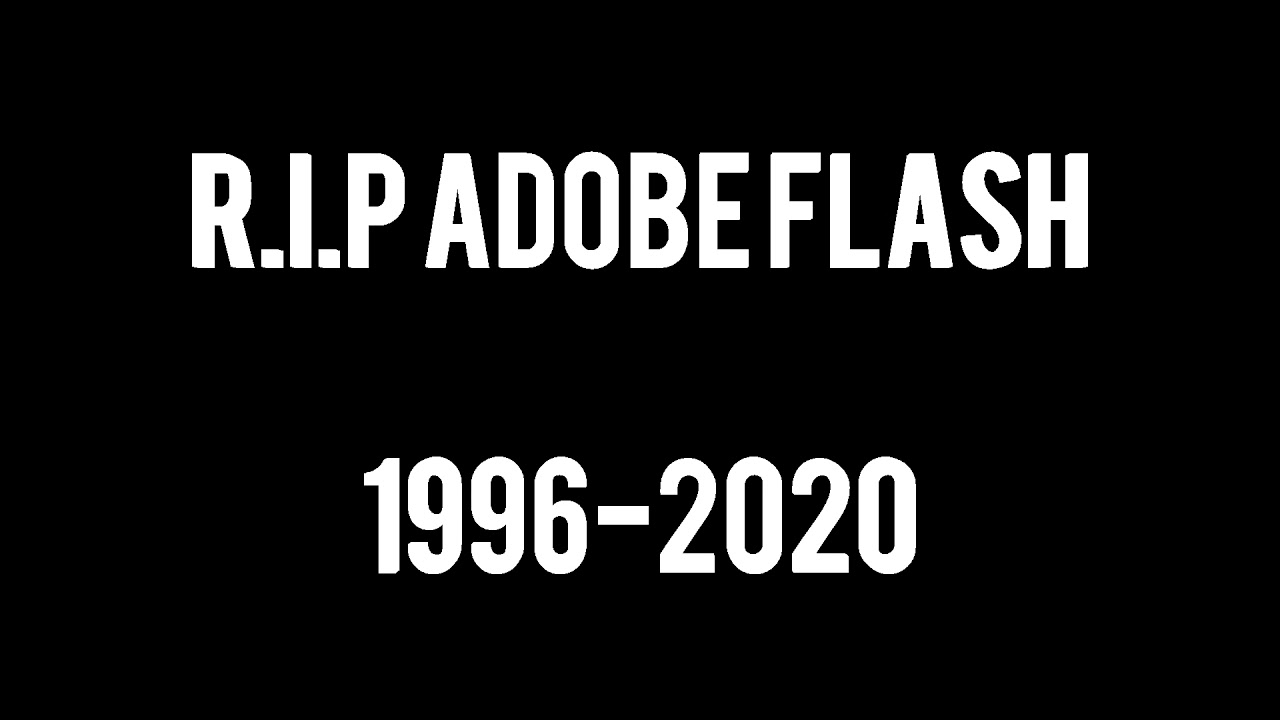 bye bye adobe flash player - YouTube
