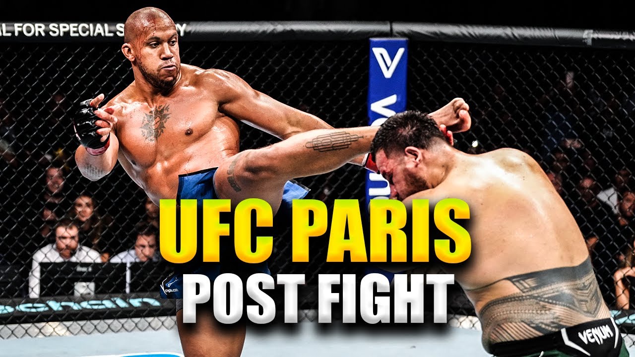 UFC Paris Post Fight Ciryl Gane vs Tai Tuivasa - YouTube