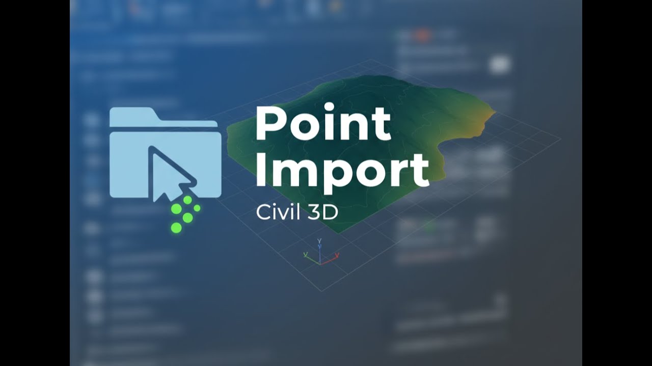 Civil 3D: Points Import, Point Style & Label Style A to Z Tutorial (Full Guide) - YouTube
