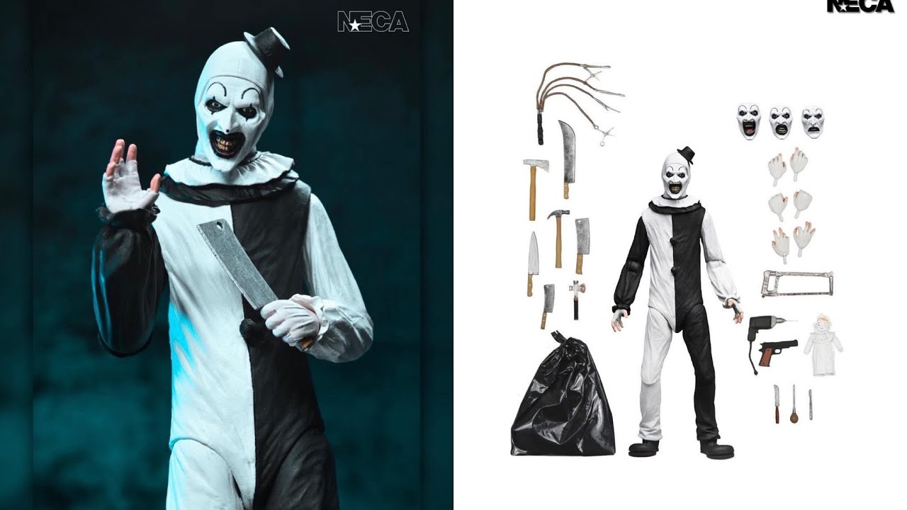New Neca Terrifier Art the Clown action figure revealed - YouTube