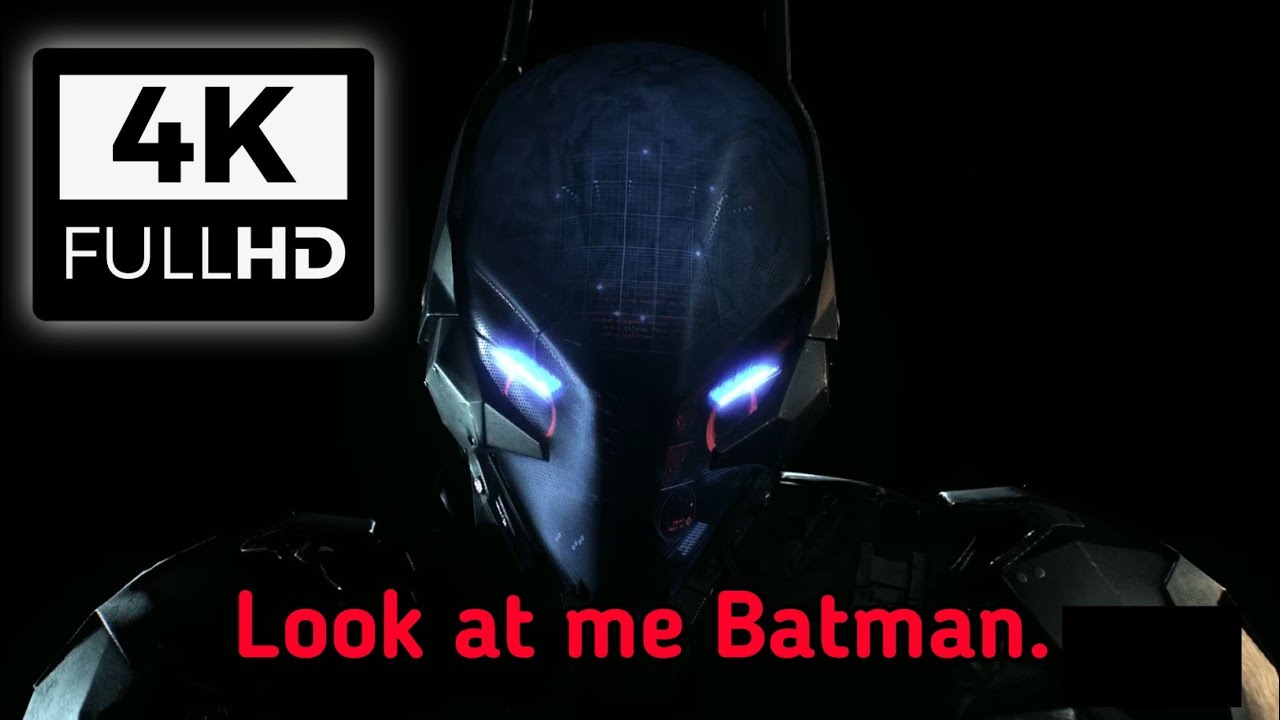 [4k] Look at me while you die Batman... [Arkham Knight] - YouTube