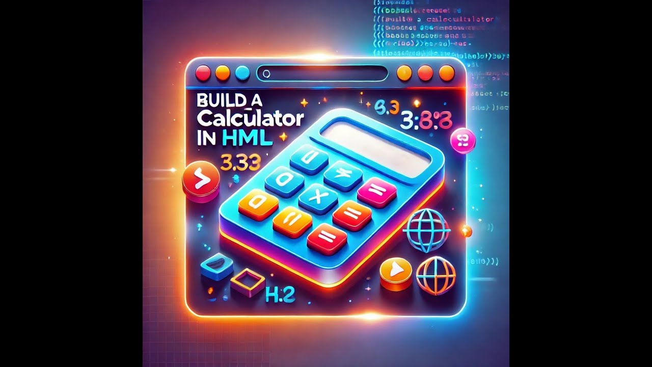 Make a simple calculator in HTML - YouTube