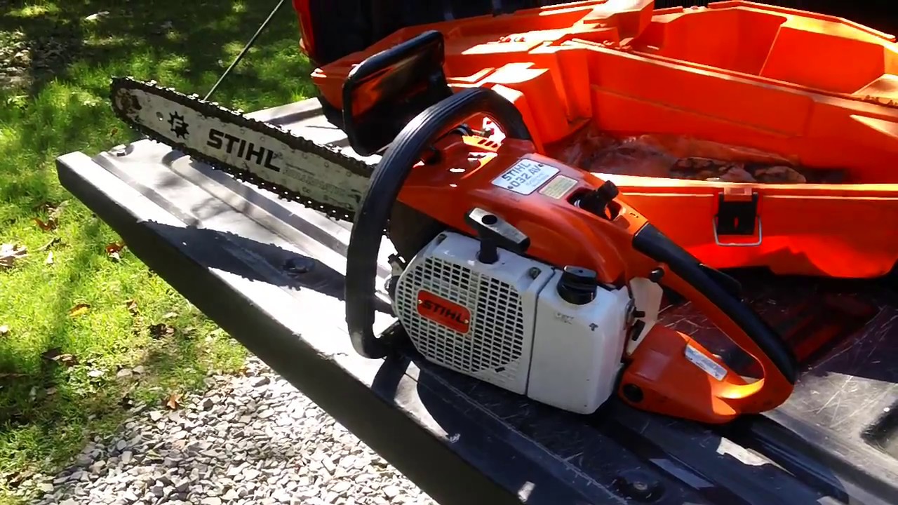 stihl 032X chainsaw - YouTube
