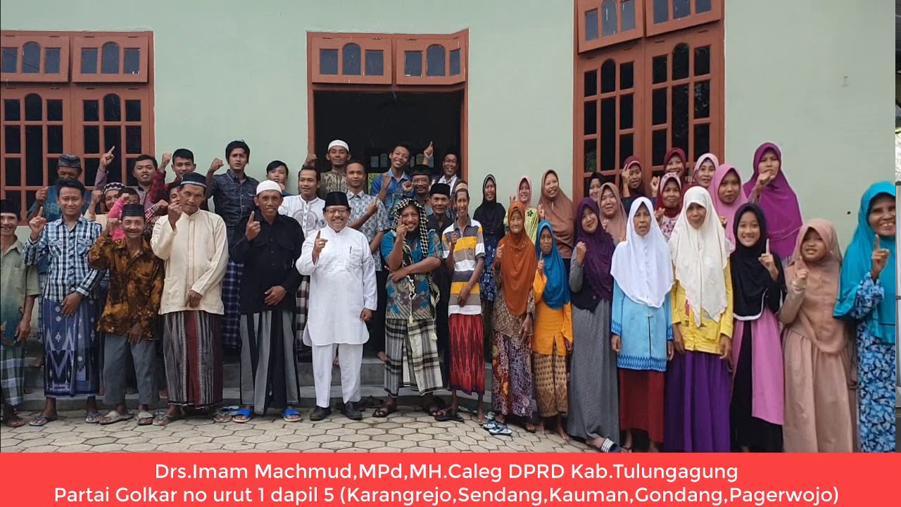 Drs.Imam Machmud,MPd,MH dapil V no urut 1 kab.Tulungagung - YouTube