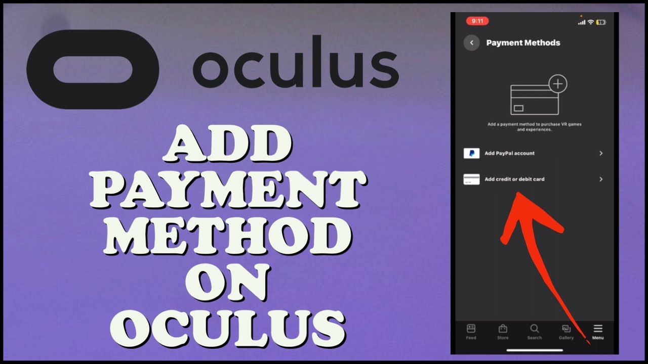How to Add Payment Method on Oculus 2024? - YouTube