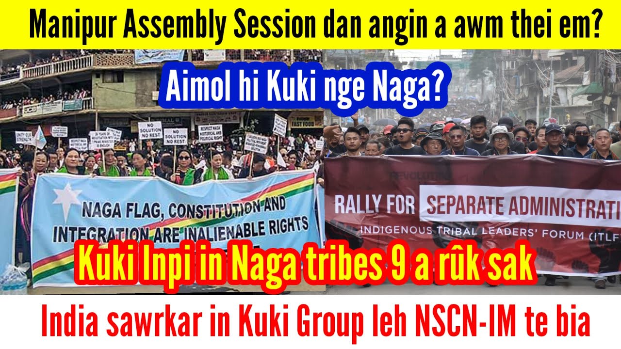 SoO ten Kuki State Map an thehlut, UNC in Kuki Demand a do ta/ Meitei ...