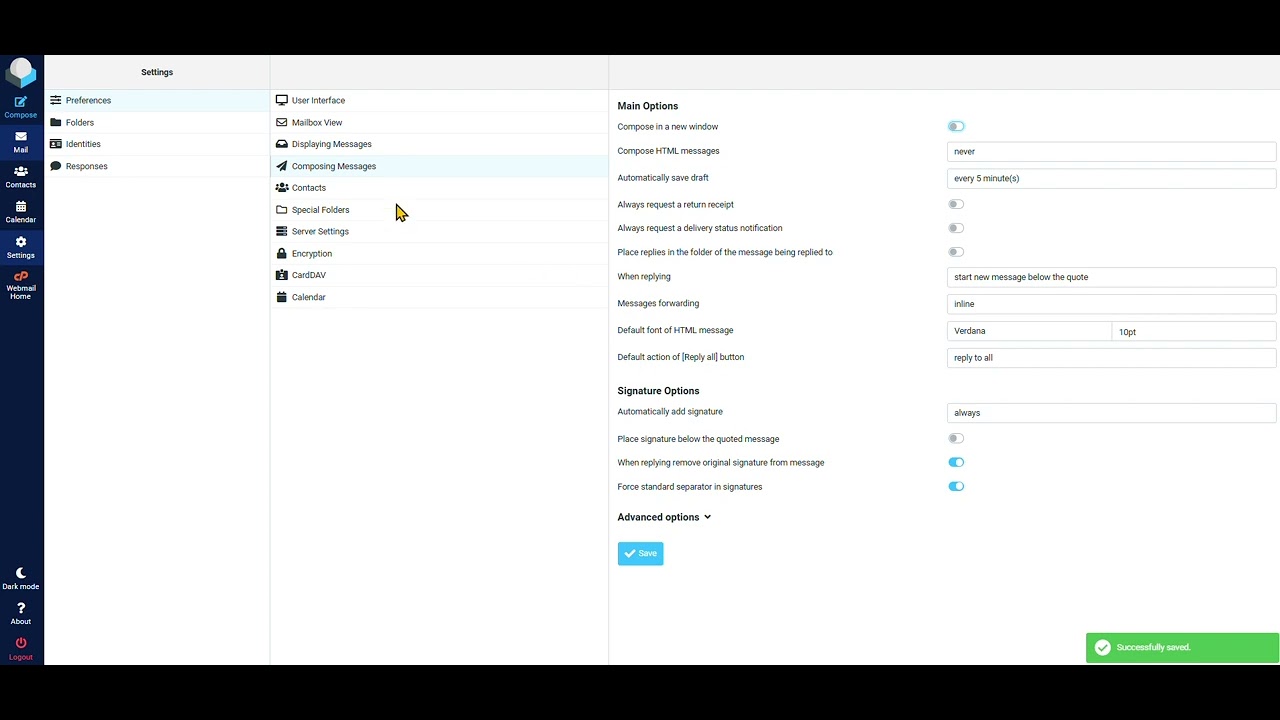 Roundcube Webmail | Step-by-Step Tutorial - YouTube