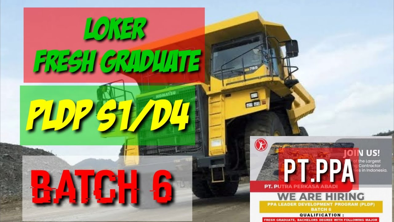 info loker fresh graduate S1/D4 PLDP (PPA Leader development program ...