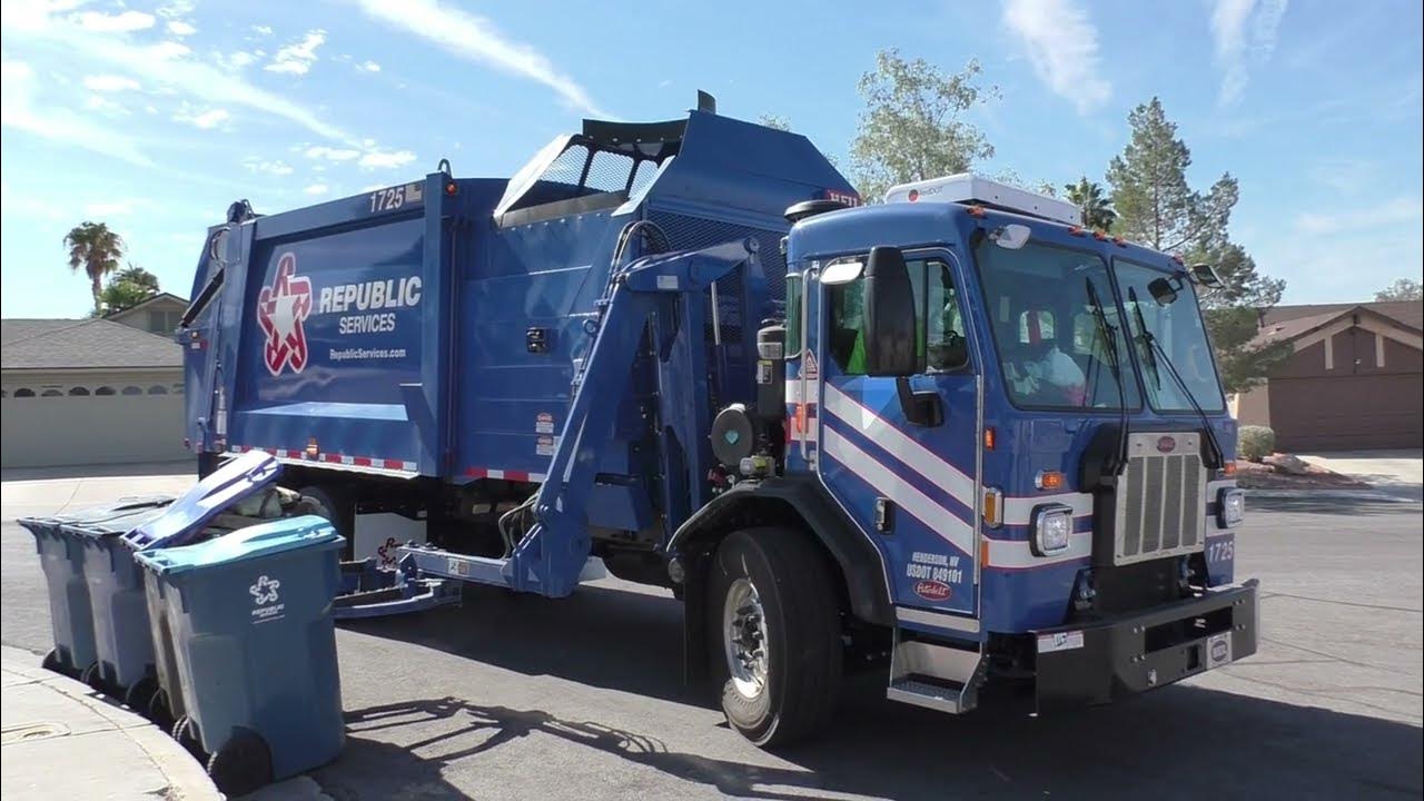 Republic Services - BRAND NEW BLUE Heil Durapack Python on Recycle ...