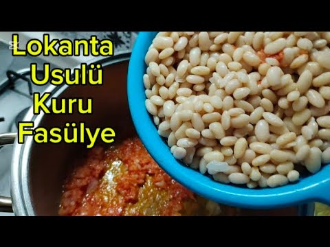 Lokanta Usulü Kuru Fasulye Tarifi @NefisYemekTarifleri @farmya @Koydenlezzetler 