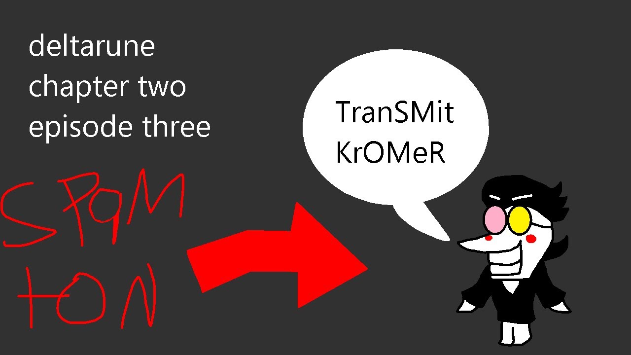 Spamtons big debut! deltarune chapter 2 ep 3 - YouTube