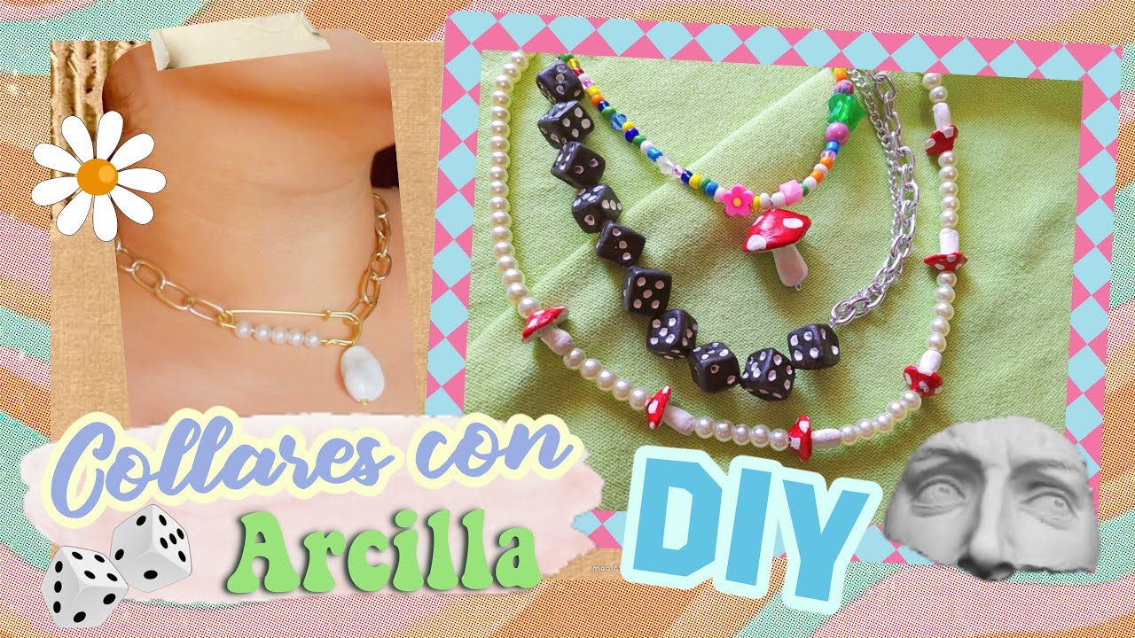 Collares AESTHETIC con Arcilla DIY - YouTube