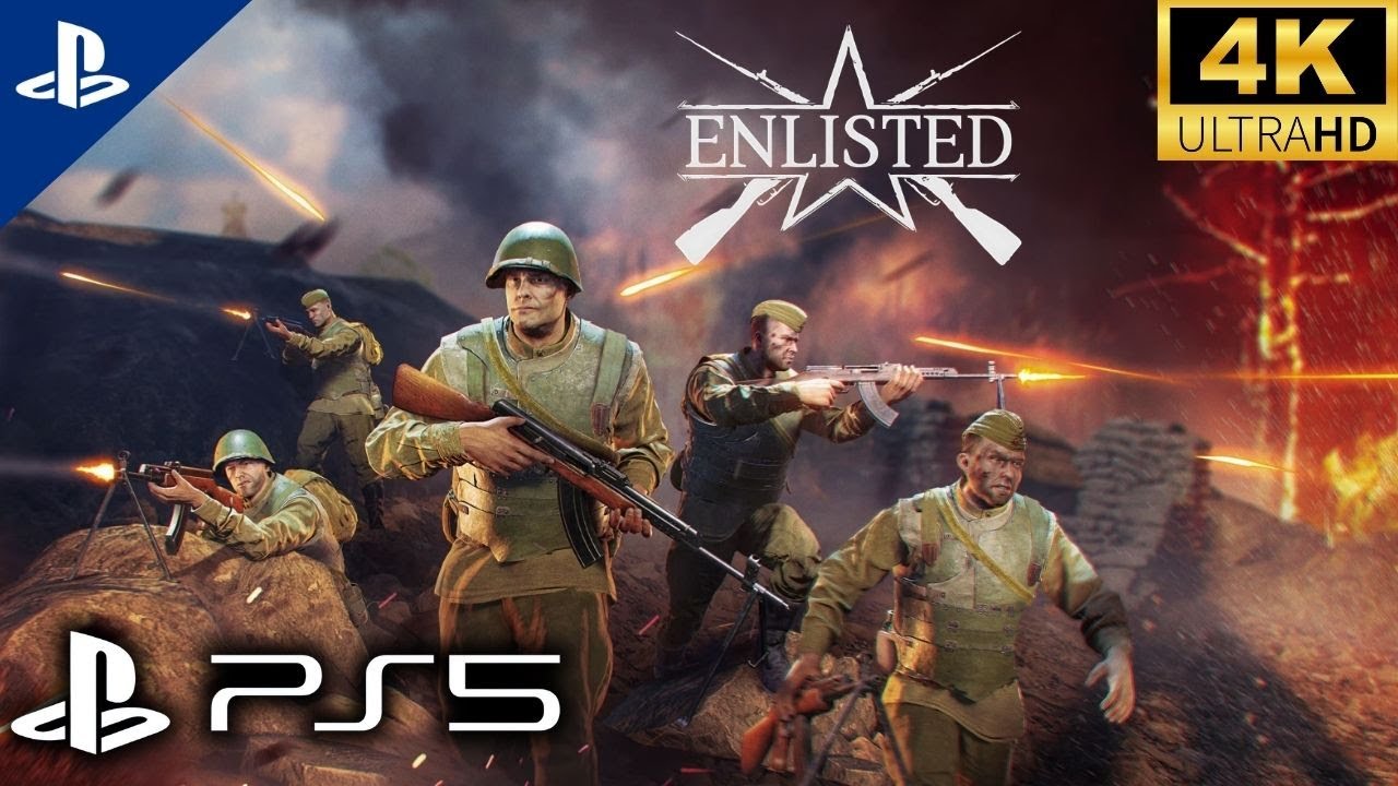 Enlisted | The game is set during World War II | Ps5 4k - YouTube