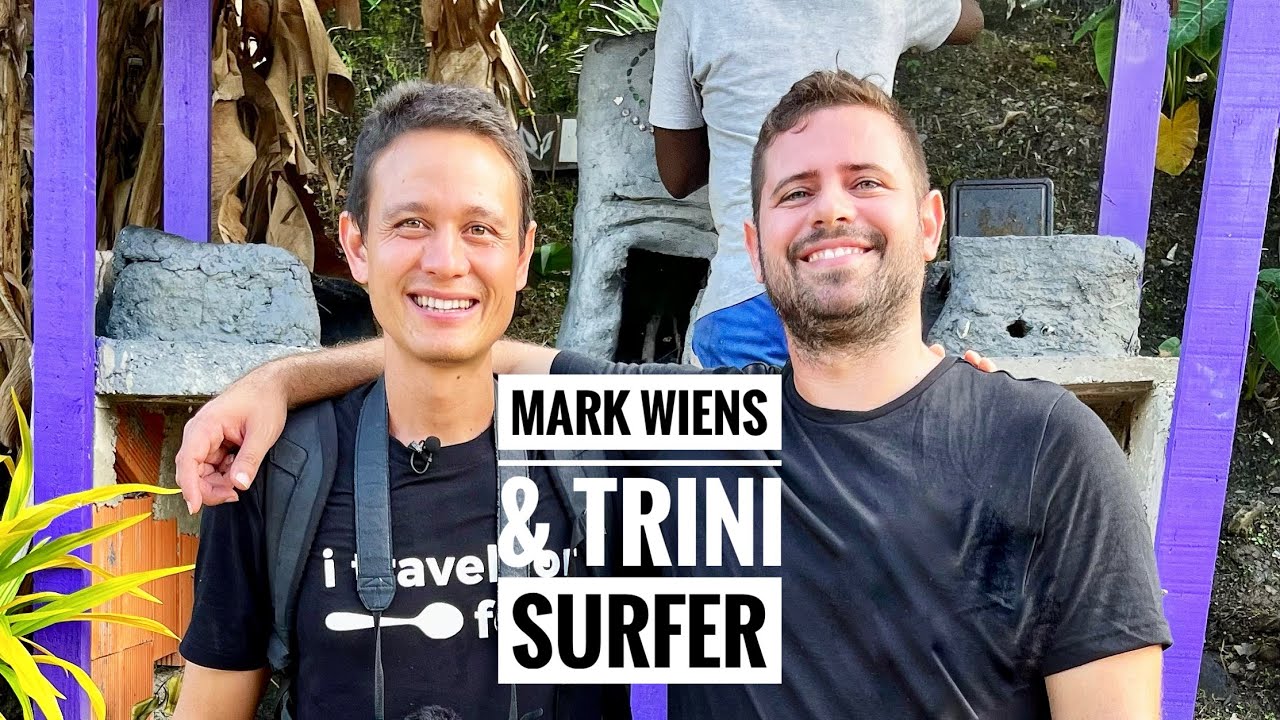 Mark Wiens & Trini Surfer in Toco Trinidad ! SEAFOOD ,🦞 LOBSTER ...