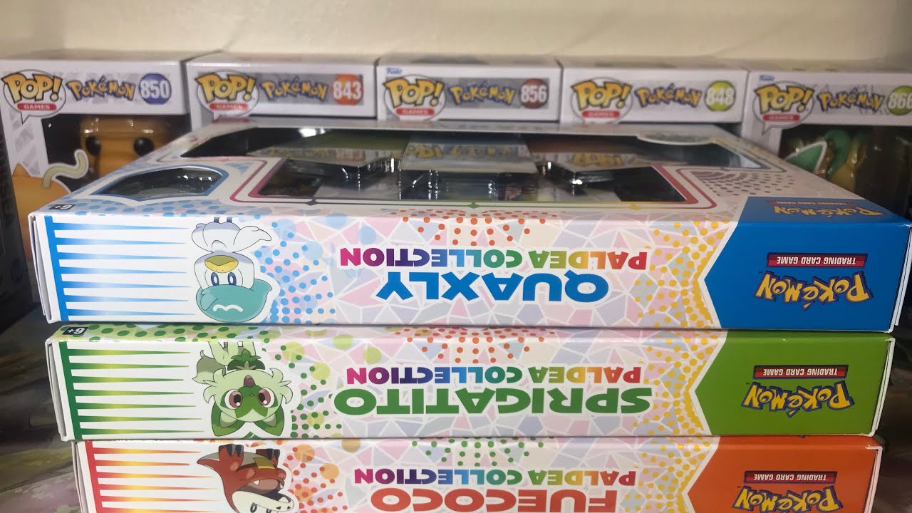 Pokemon Paldea Collection Boxes Opening - YouTube