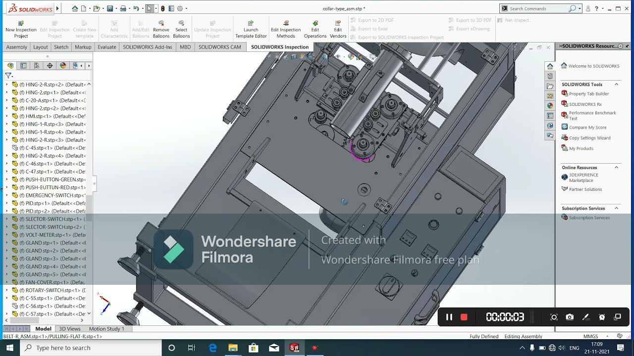 FULL 3D MODEL OF VFFS VERTICAL POUCH PACKING MACHINE - YouTube