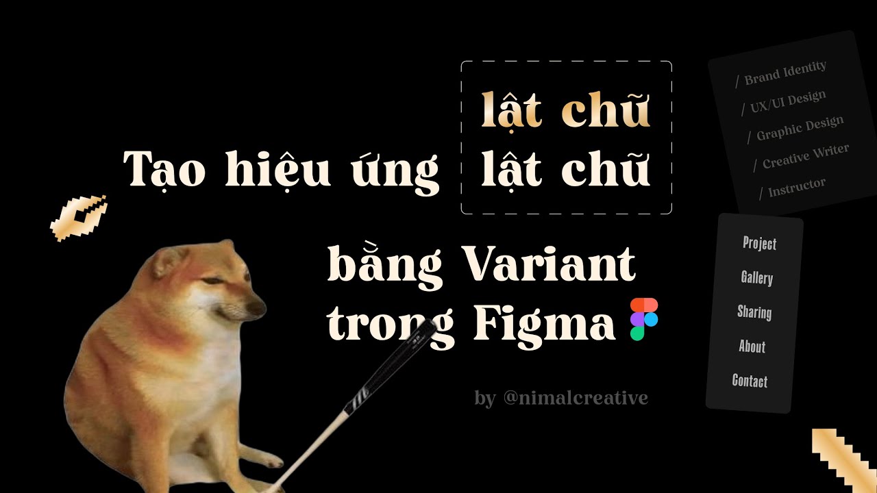 Hướng dẫn tạo hiệu ứng hover cho text bằng Variant trong Figma - YouTube