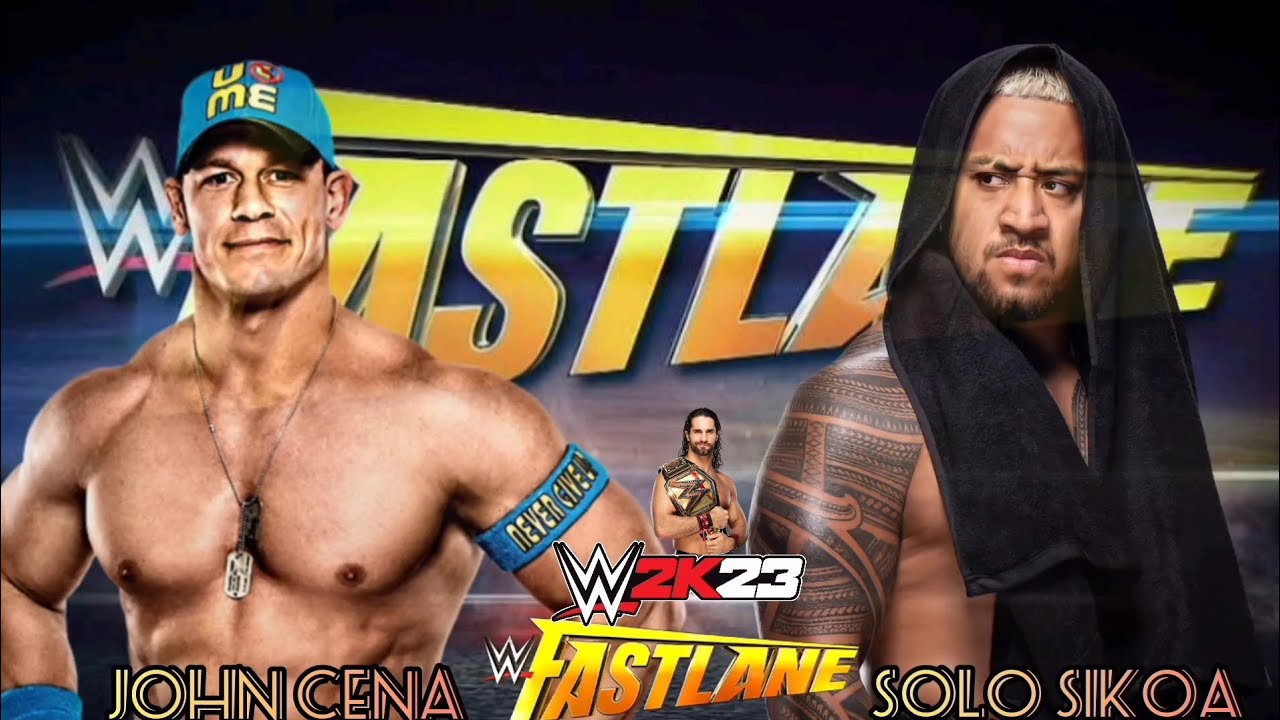John Cena VS. Solo Sikoa (WWE Undisputed Universal Championship ...