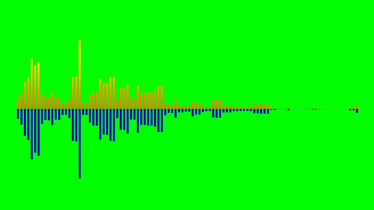 green screen audio spectrum free and visualizer - YouTube