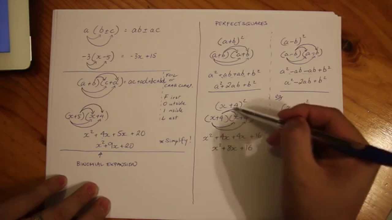 Expanding Expressions - YouTube