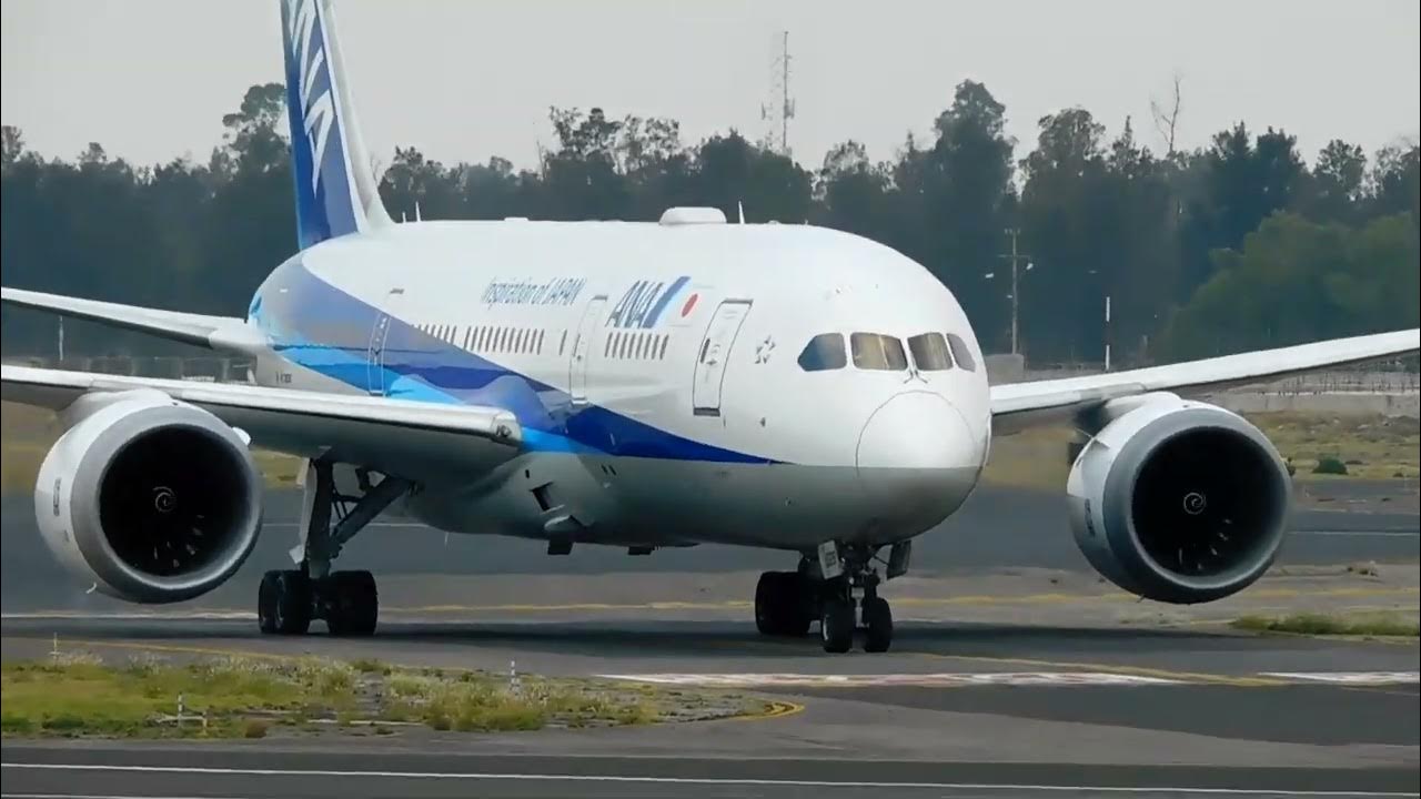 PLANESPOTTING/Boeing B789 All Nippon Airways 🇯🇵 aterrizando en el AICM - YouTube