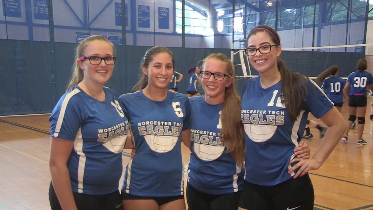 Worcester Technical High School - Volleyball 2016 - YouTube