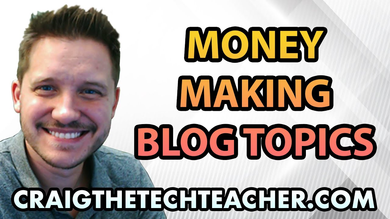 How To Choose A Blog Topic That Makes Money - YouTube