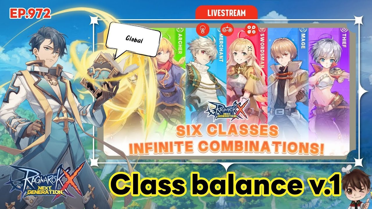 🔴LIVE ROX Global EP 972 Class balance talk v.1 | Ragnarok X Next Generation - YouTube