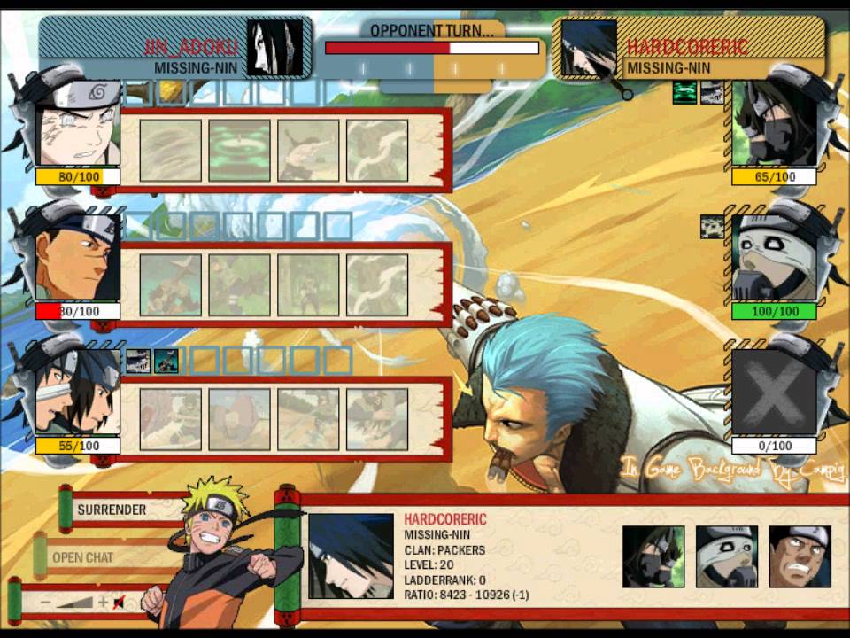 Naruto Arena Good Team with Iruka - YouTube