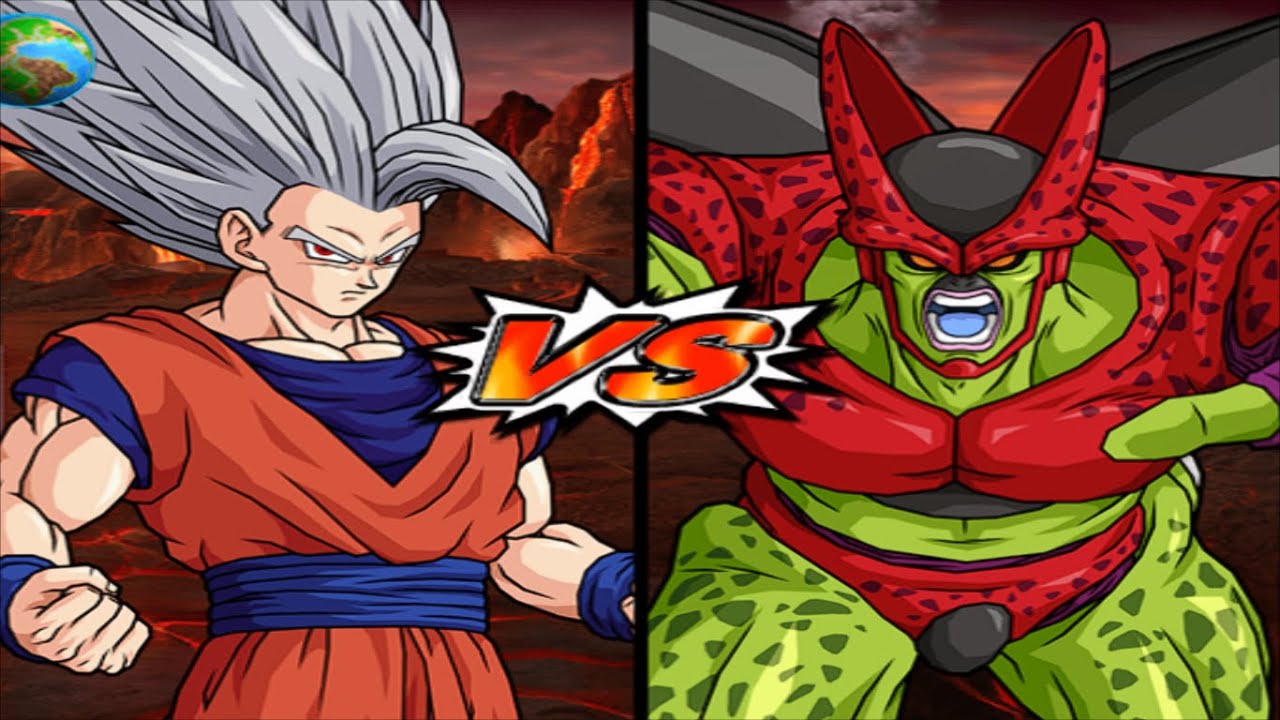 Beast Gohan VS Cell Max HD Full Fight 2 TIMES! - YouTube