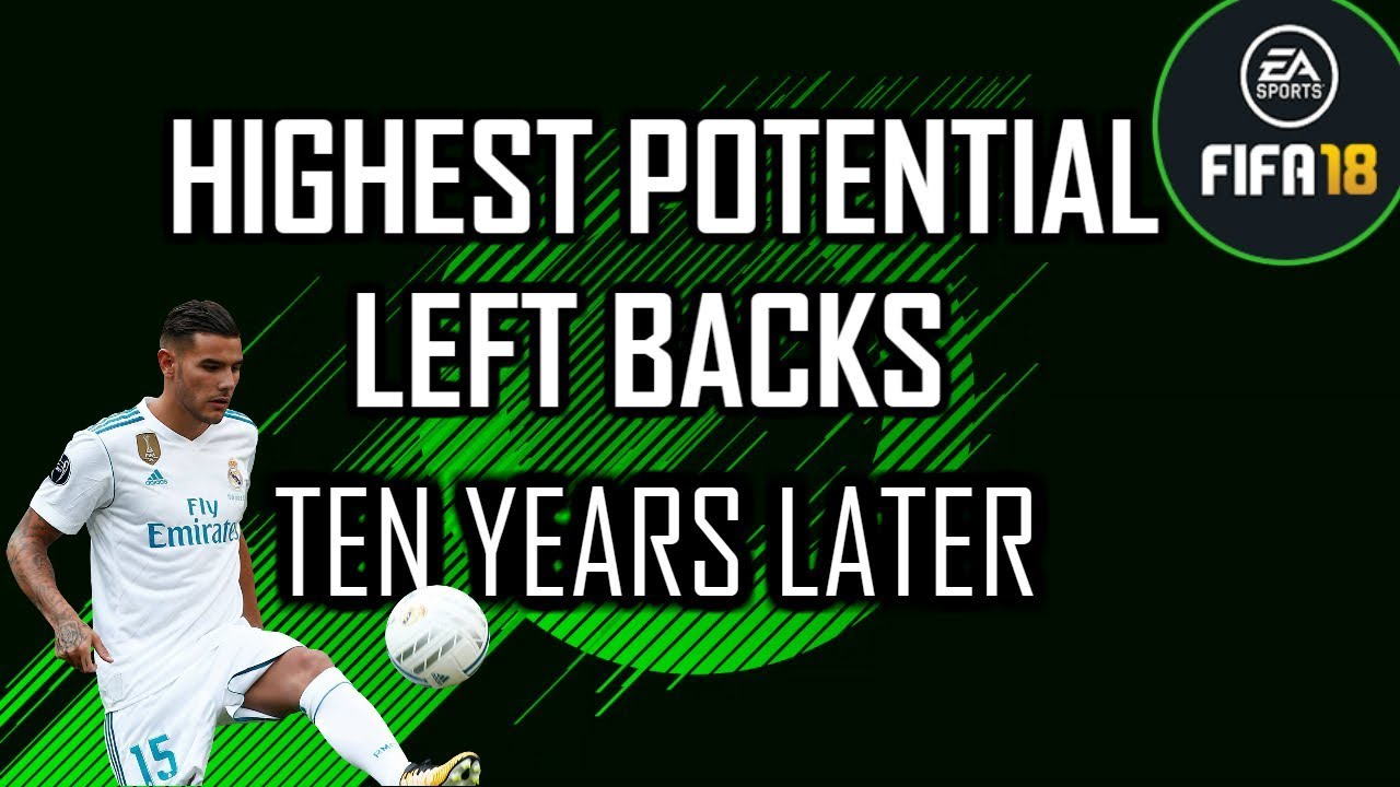 HIGHEST POTENTIAL LEFT BACKS TEN YEARS LATER | FIFA 18 CAREER MODE ...