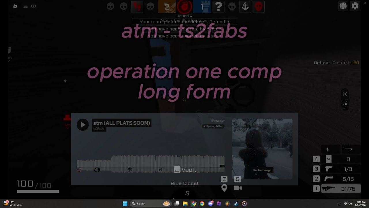 Roblox Compilation | ATM – ts2fabs (Operation One) - YouTube