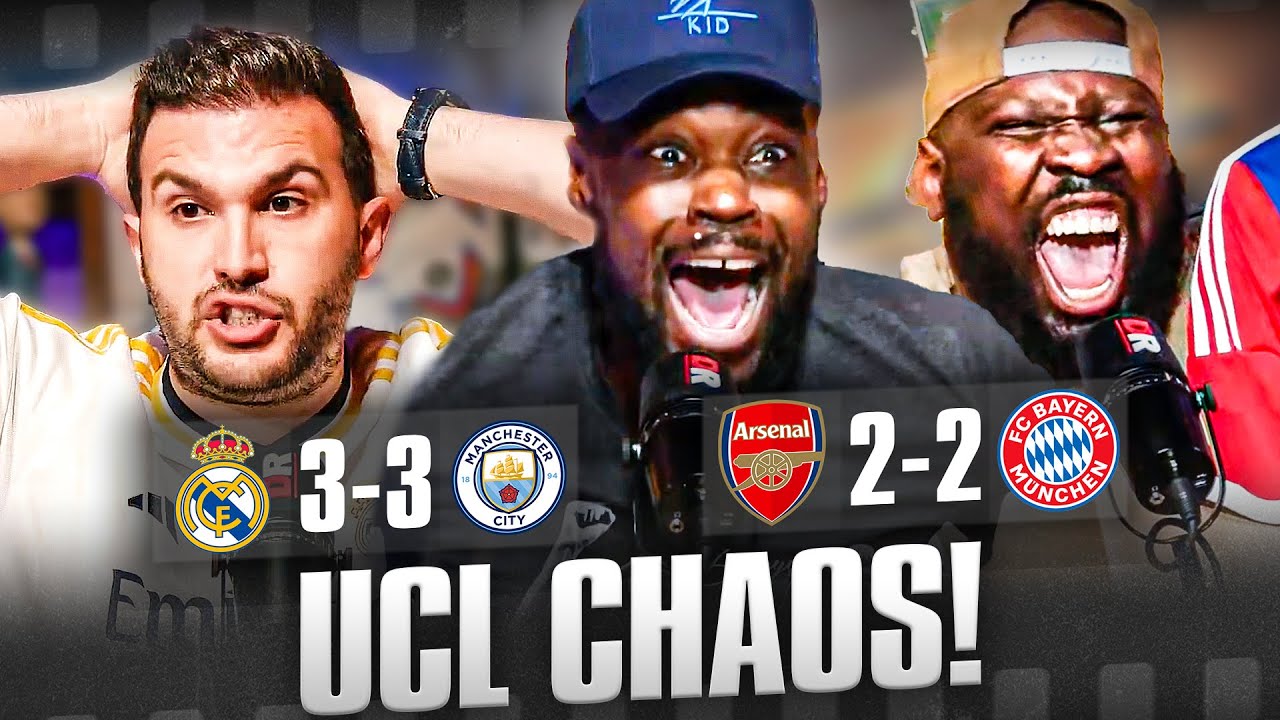 EPIC HIGHLIGHTS 🍿 ARSENAL 2-2 BAYERN MUNICH + REAL MADRID 3-3 MAN CITY ...