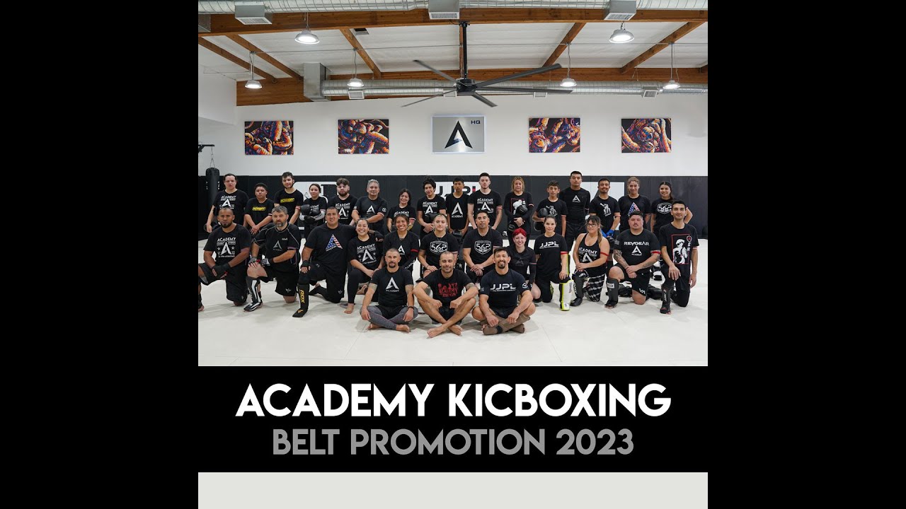 Academy Combat Division - Kickboxing Belt Promotion Winter 2023 - YouTube
