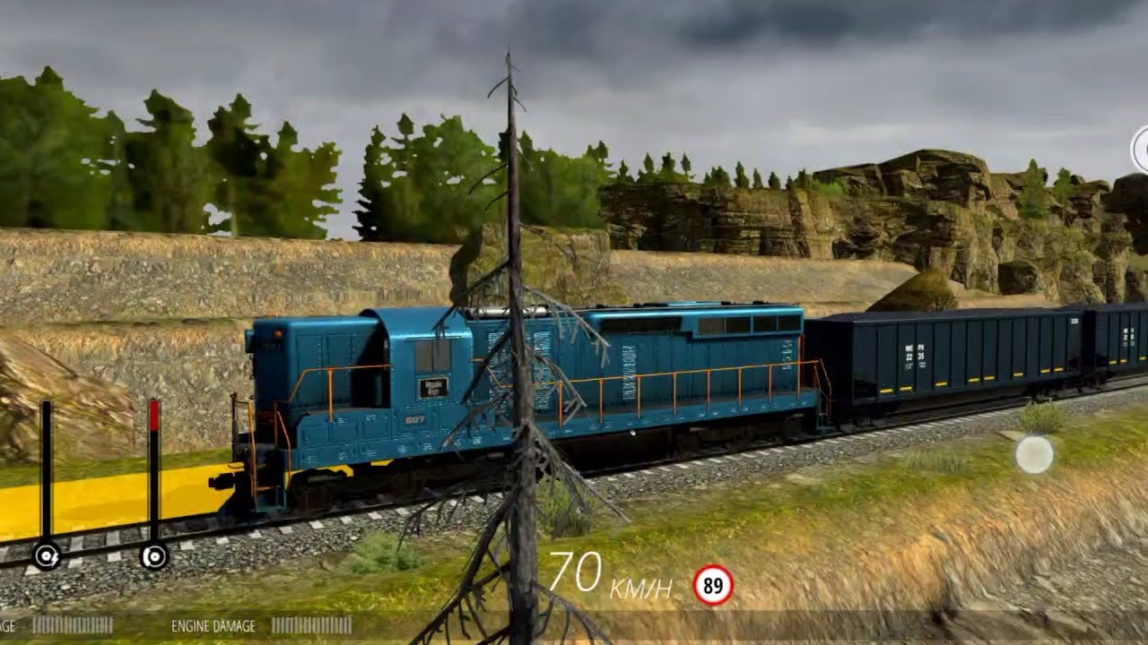 Part 2 train simulator pro USA//high graphic train simulator gameplay ...