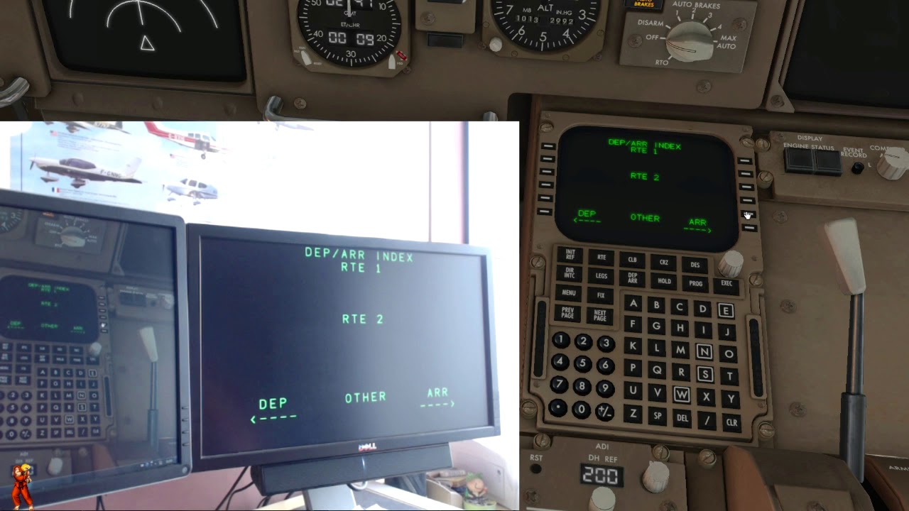 X-Plane 11 cockpit home builder you need this FMC projector - YouTube