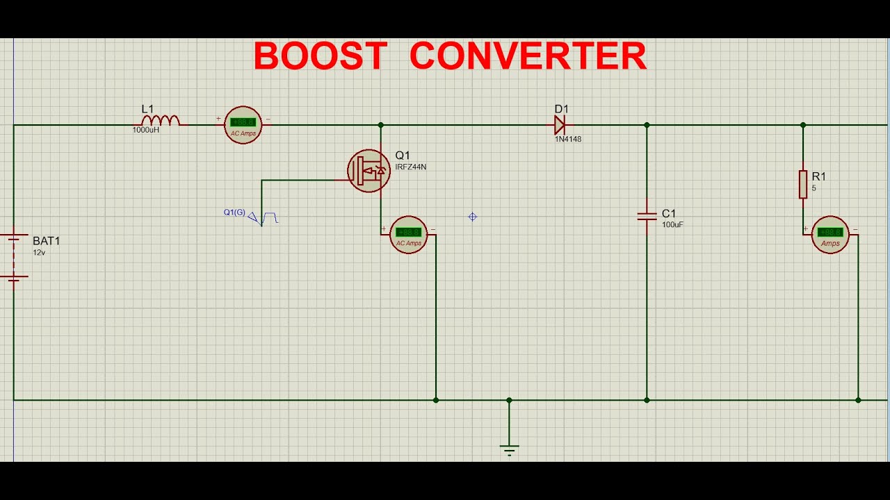 HOW TO BUILD A BOOST CONVERTER FROM 12 TO 50 VOLTS DC WITH 94% ...