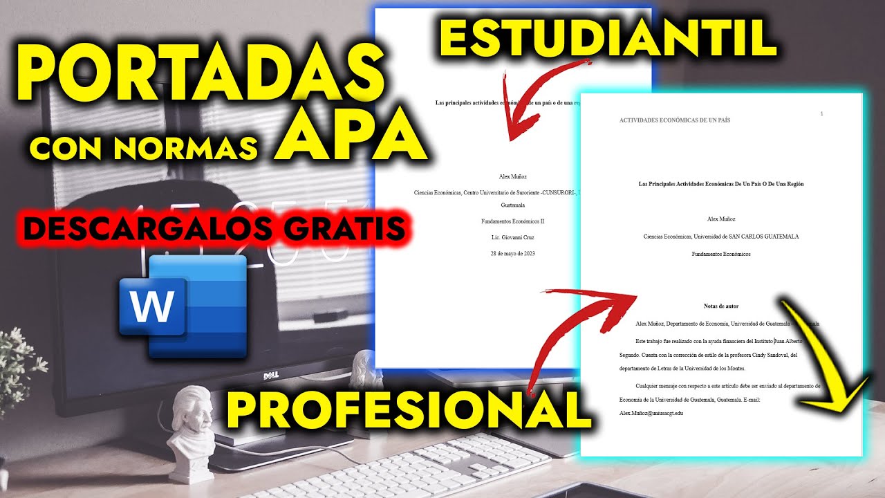 PRESENTA TU TRABAJO FORMAL | Como se hacen Caratulas o portadas con ...