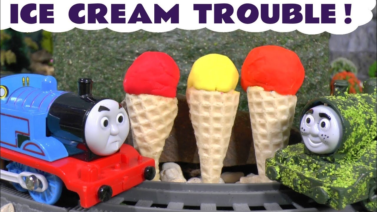 Tom Moss Story with Thomas & Friends Trains and Funlings - YouTube