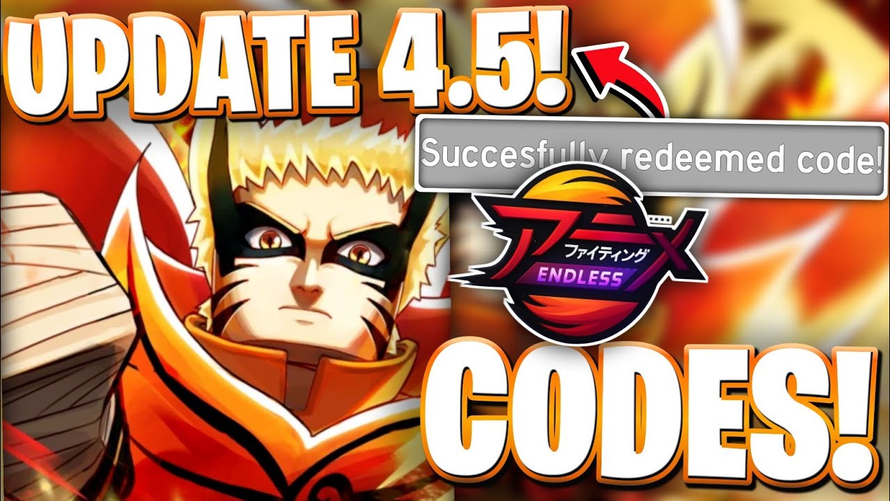 💘VALENTINES EVENT! UPDATE 4.5 CODES FOR AFS ENDLESS! ROBLOX ANIME ...