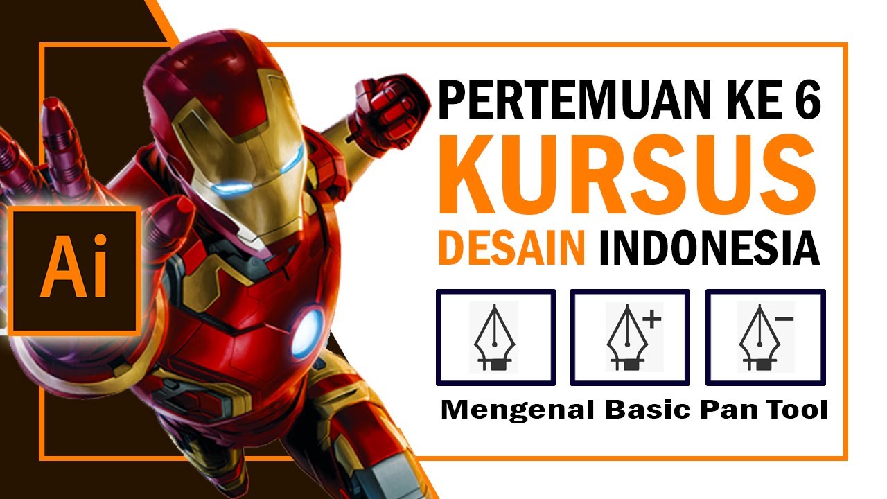 Belajar Adobe Illustrator | Tutorial Adobe Illustrator Untuk Pemula Basic Pan Tool #6 - YouTube