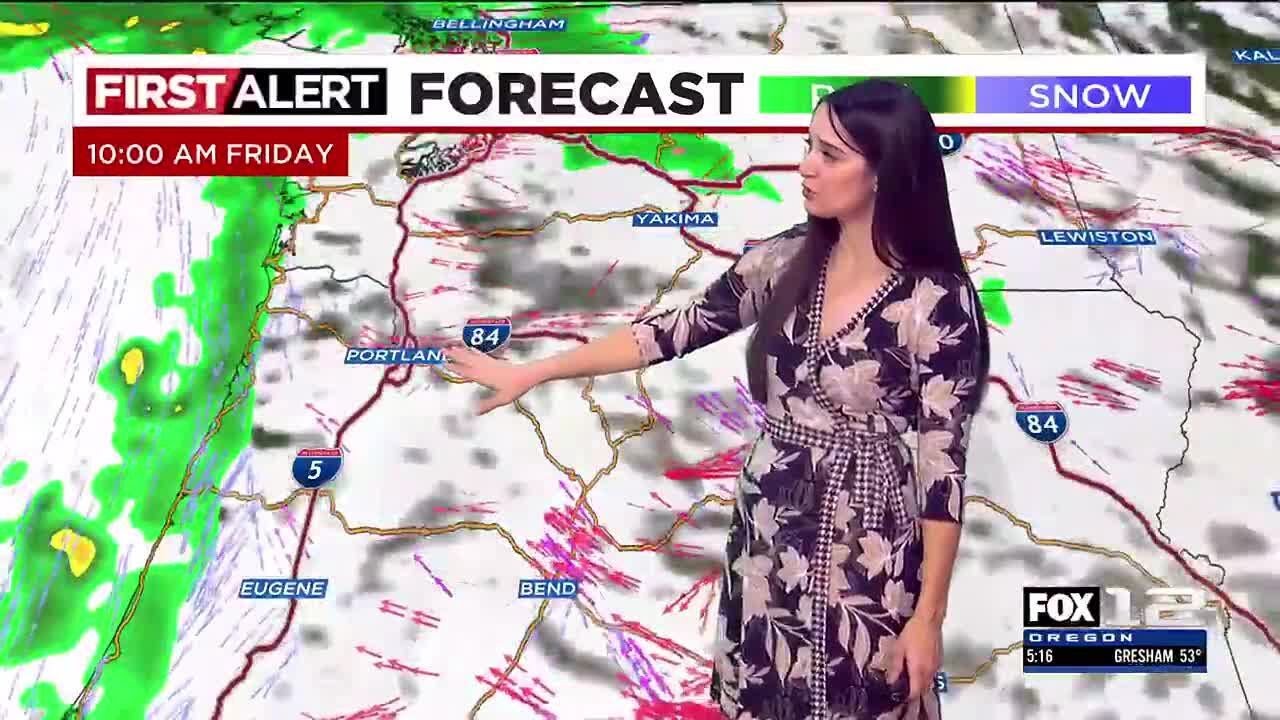 FOX 12 Oregon Thursday evening weather forecast for Portland (12/19 ...