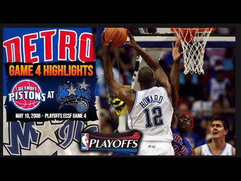 2008 Playoffs ECSF Game 4 - Detroit Pistons at Orlando Magic - Full ...