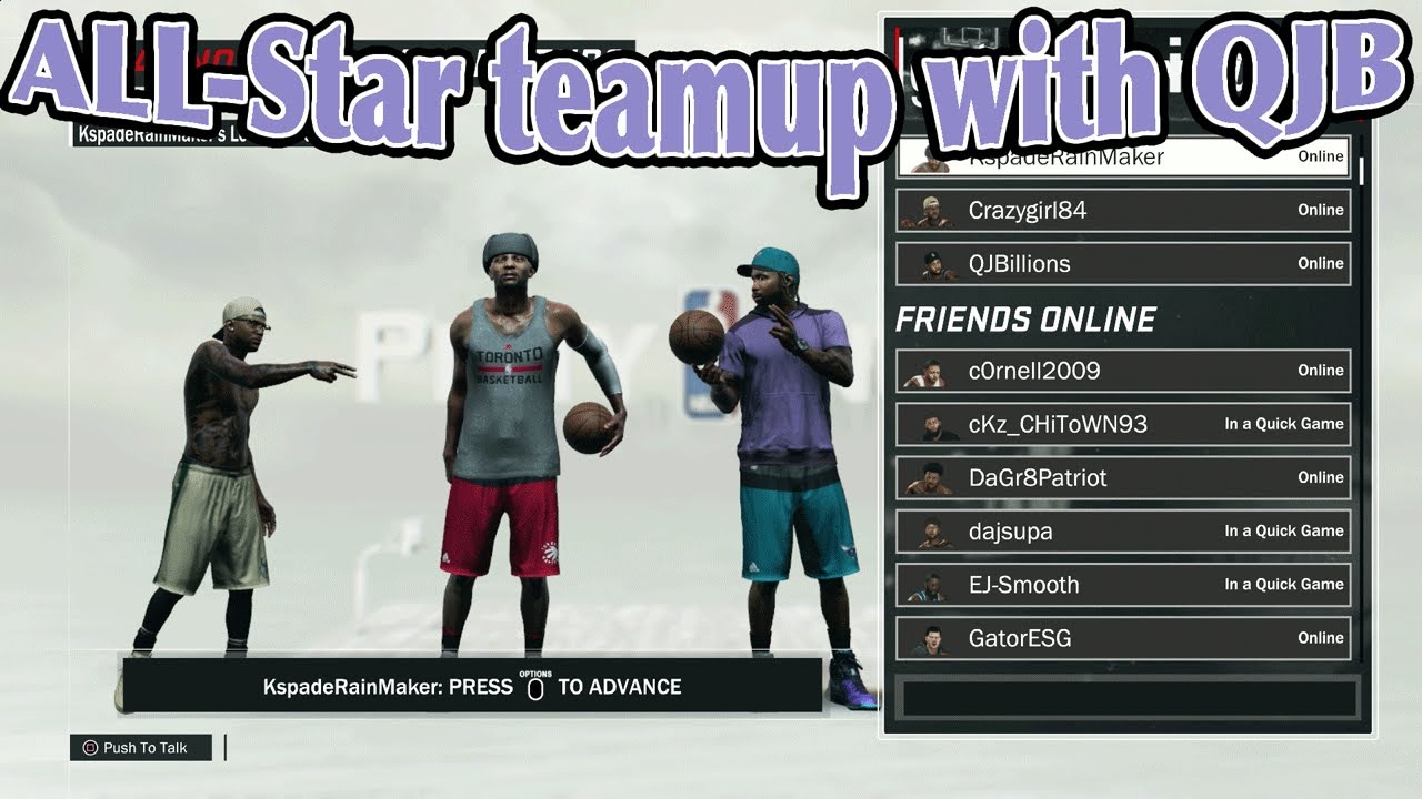 NBA 2K17 All StarTeam Up with QJB | Lets Get Dubss - YouTube