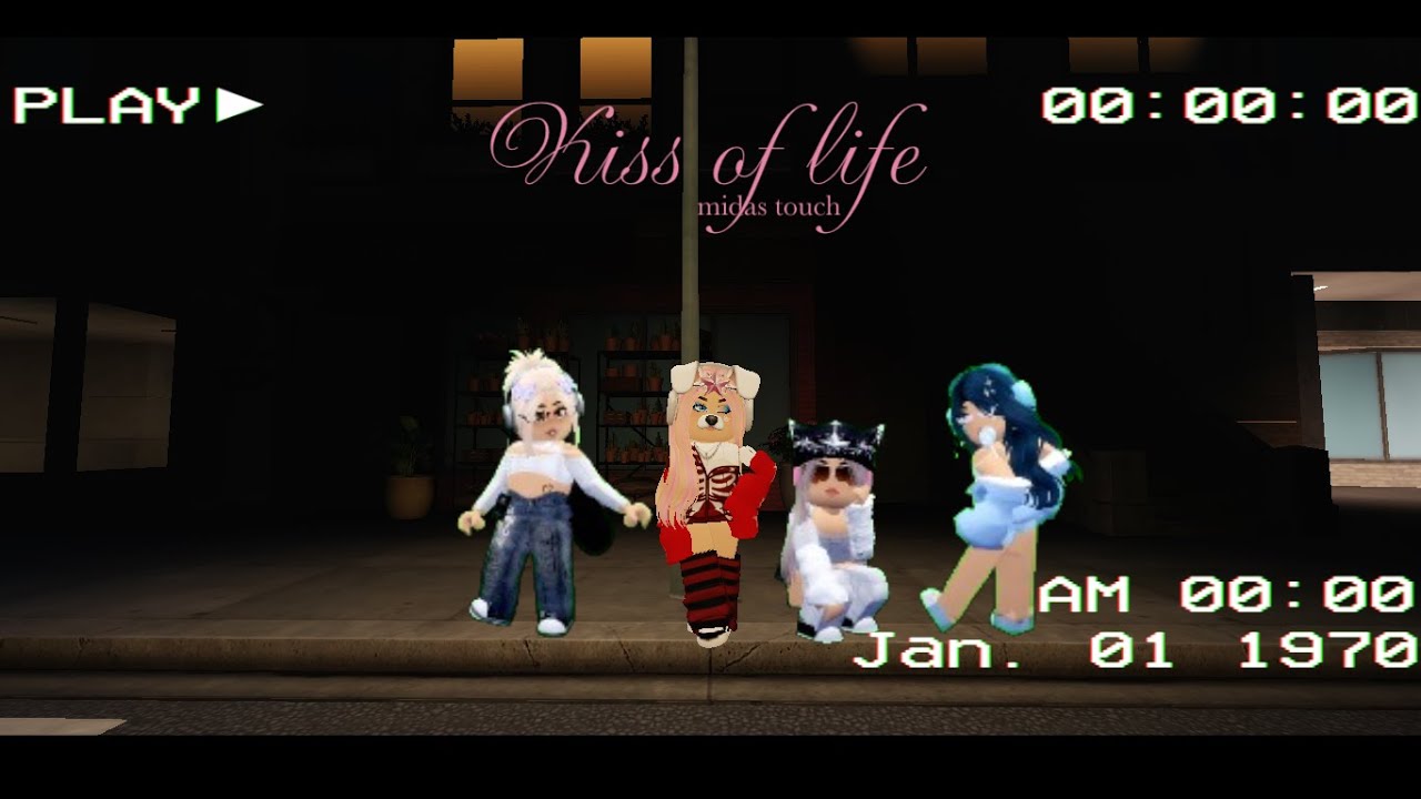 KISS OF LIFE - Midas touch [Just dance Roblox version] [4K] - YouTube