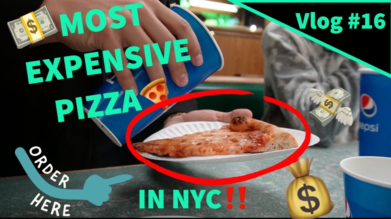 EATING $1000 SLICE OF PIZZA IN NYC - YouTube