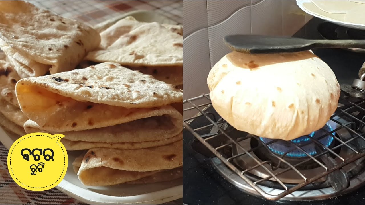 ଫୁଲ୍କା ବଟର ରୁଟି | Fluffy Butter Roti Recipe for Veg and Non-Veg dishes ...
