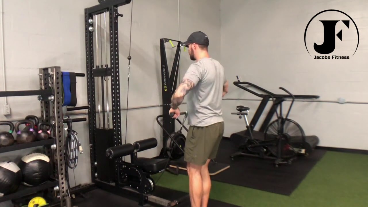Straight Bar Band or Cable Upright Row - YouTube