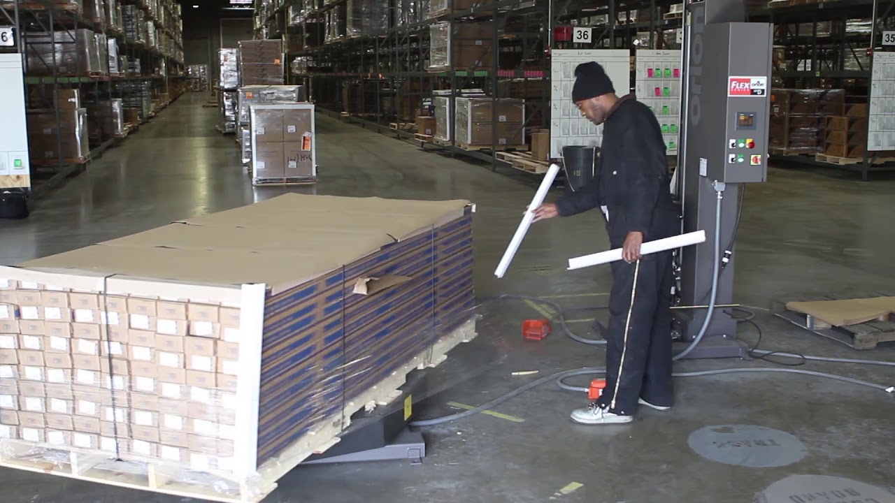 HPD Dual Turntable - Specialty Stretch Wrapper with Split Base - YouTube