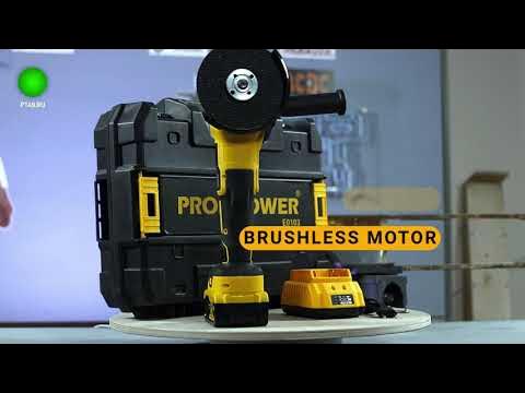 Очень удобная аккумуляторная болгарка PROFIPOWER DWDGA-18V - YouTube